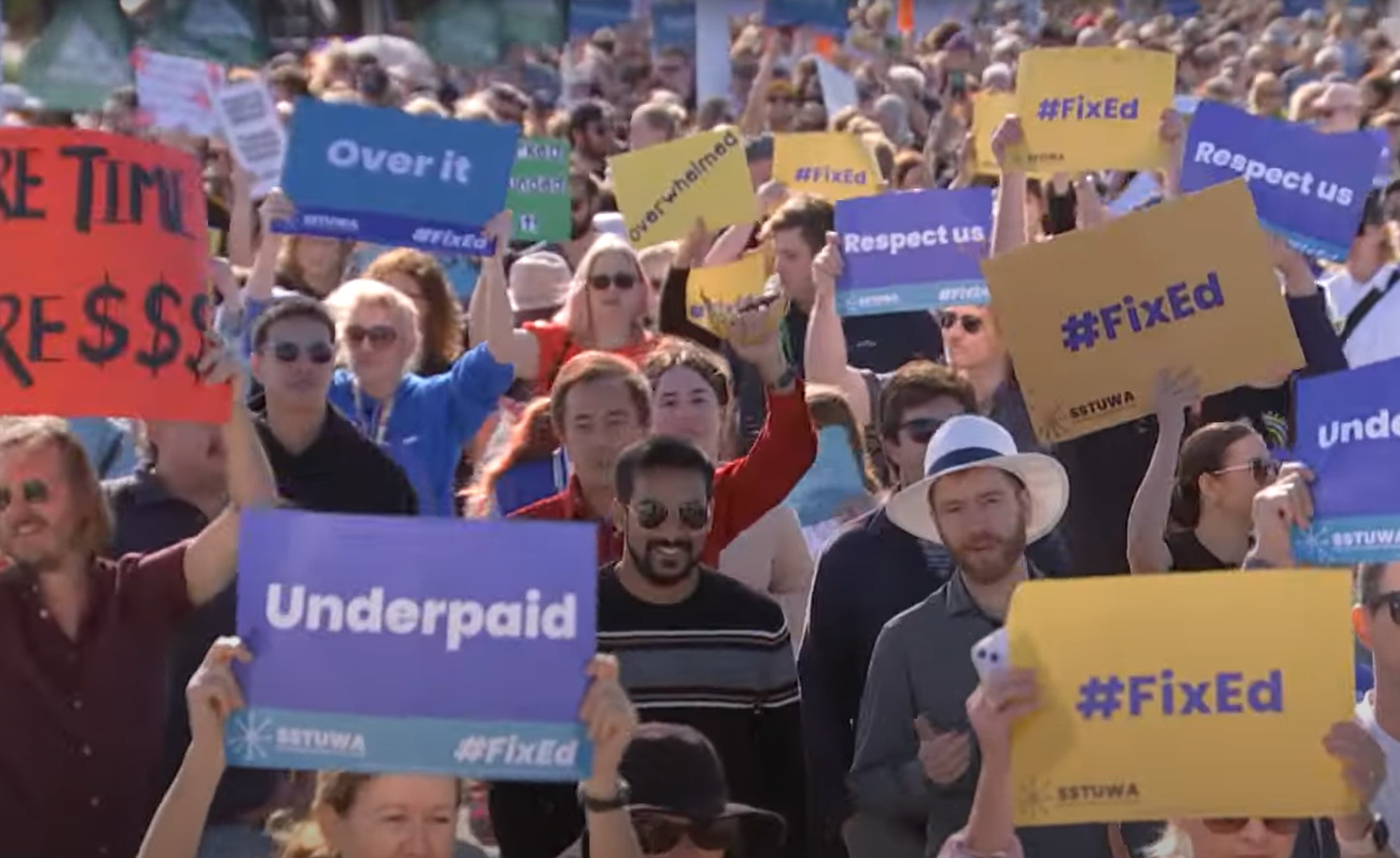 WA teachers walk off the job over pay and conditions — EducationHQ