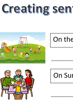 Creating sentences — EducationHQ
