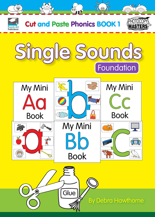 Cut and Paste Phonics Book 1: Single Sounds - (FREE SAMPLE) — EducationHQ