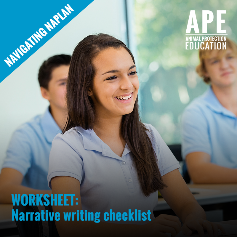 Worksheet - Navigating NAPLAN - Narrative Writing Checklist — EducationHQ