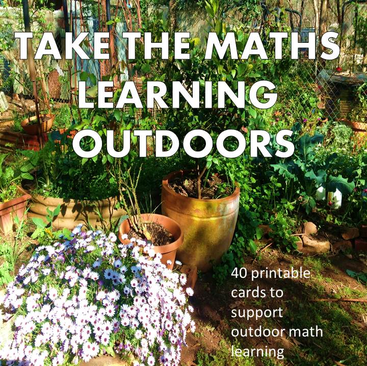 Maths outdoors - 40 printable task cards for outdoor maths learning ...