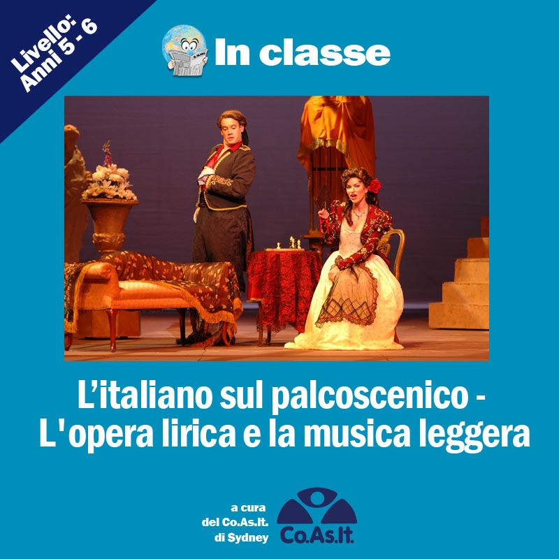 L'italiano sul palcoscenico - L'opera lirica e la musica leggera ...