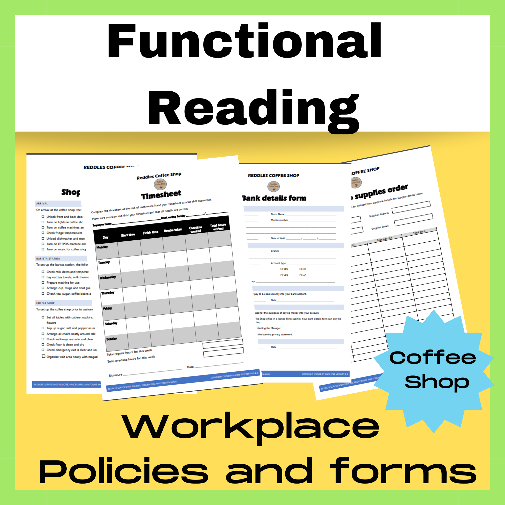 Functional reading at work for VM Personal Development and Work related ...