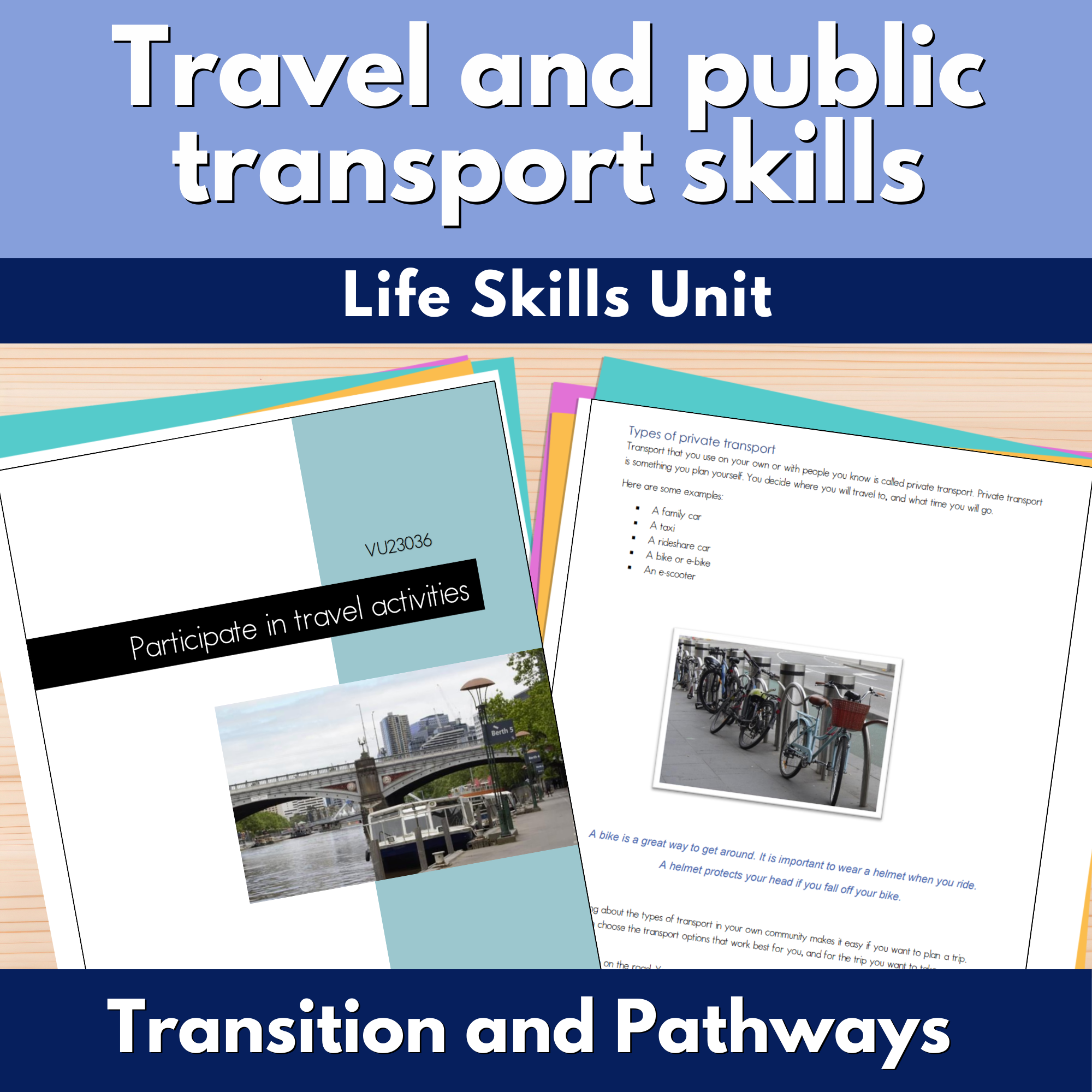 Travel and public transport skills unit for Life Skills and Pathways ...